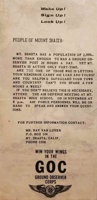 Civilian Leaflets Dropped on the United States as a Political Gesture