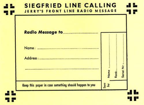 Radio Leaflets During Wartime